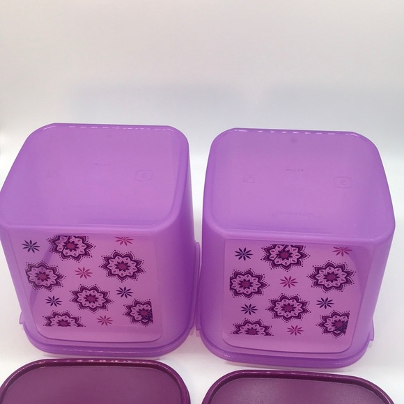 Tupperware | Kitchen | Tupperware Modular Mates Square 3 Set Of 2 ...